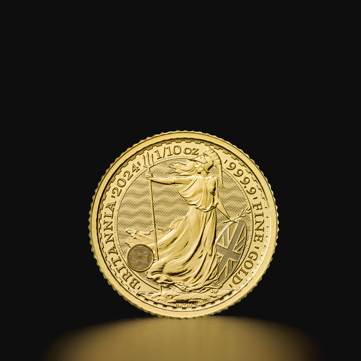 1/10 oz Brittisk Britannia Guldmynt - Tavex Sweden