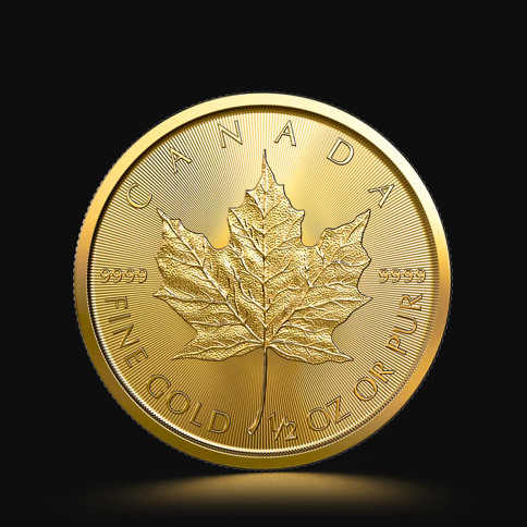 1/2 oz Canadian Maple Leaf gold coin - Tavex Sweden