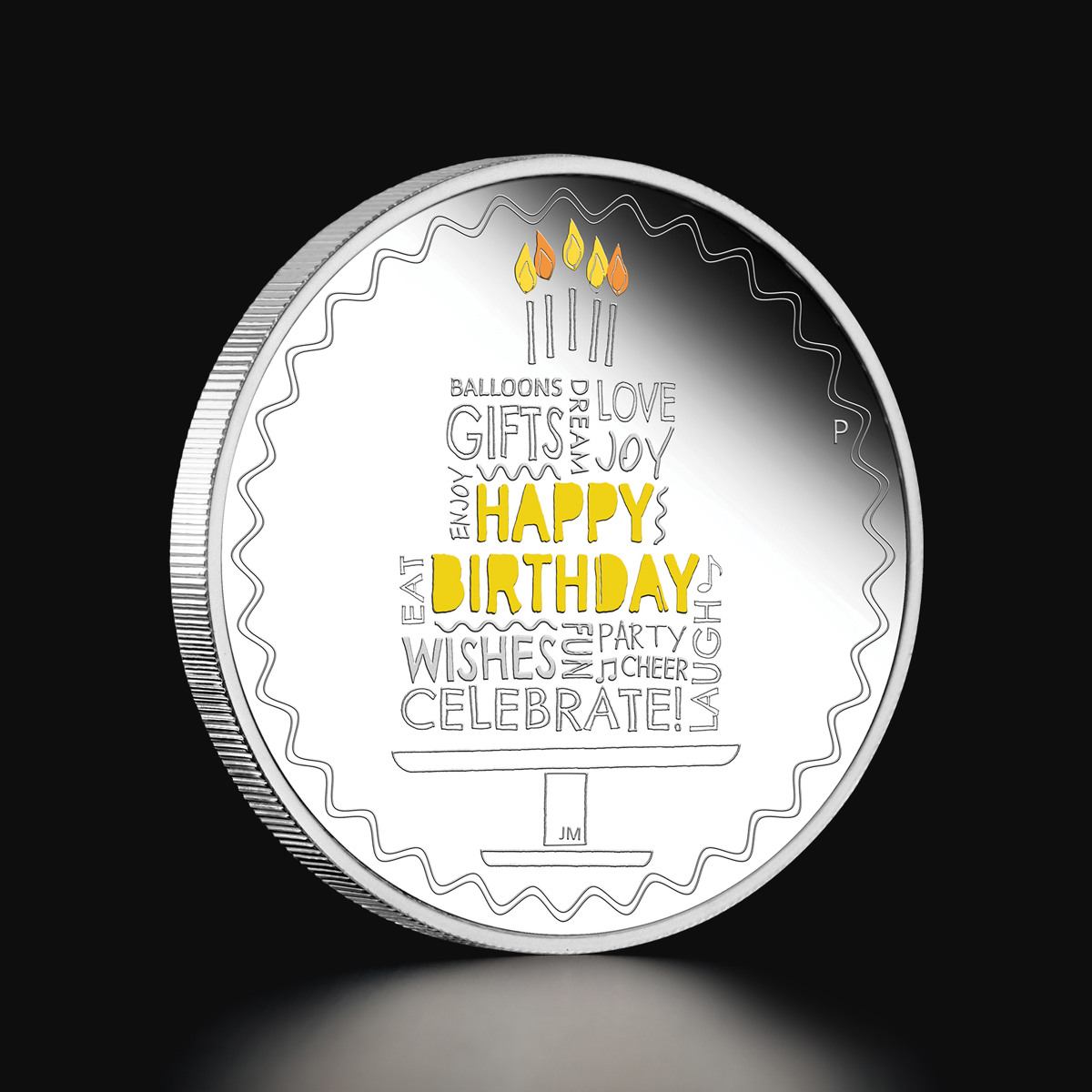1 oz Australian Happy Birthday Silver Coin - Tavex Sweden