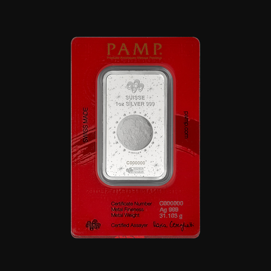 1 oz PAMP Lunar Year of the Horse 2026 Silver Bar - Tavex Sweden