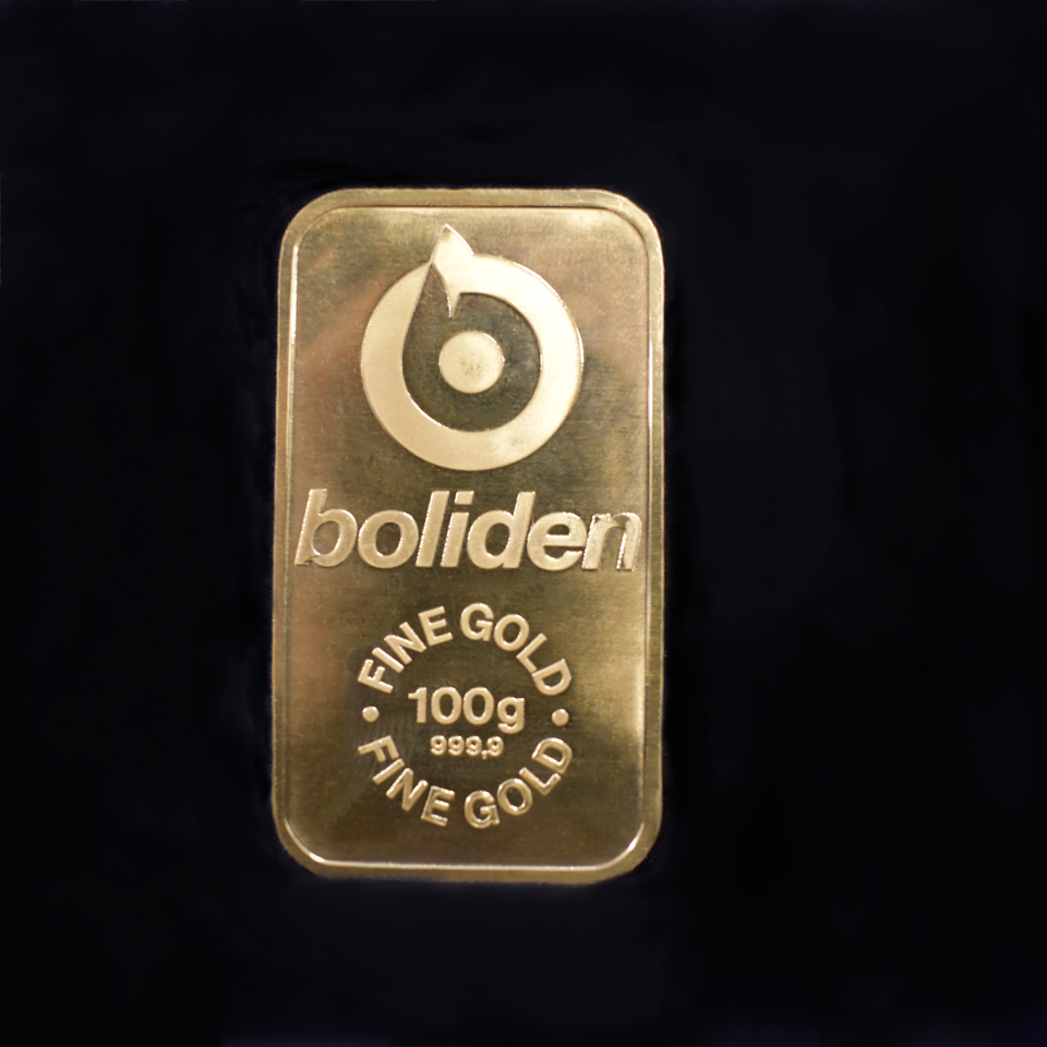 100 g Boliden Guldtacka - Tavex Sweden