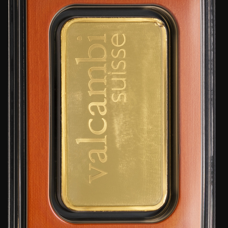 100 gram Guldtacka Valcambi Suisse - Tavex Sweden