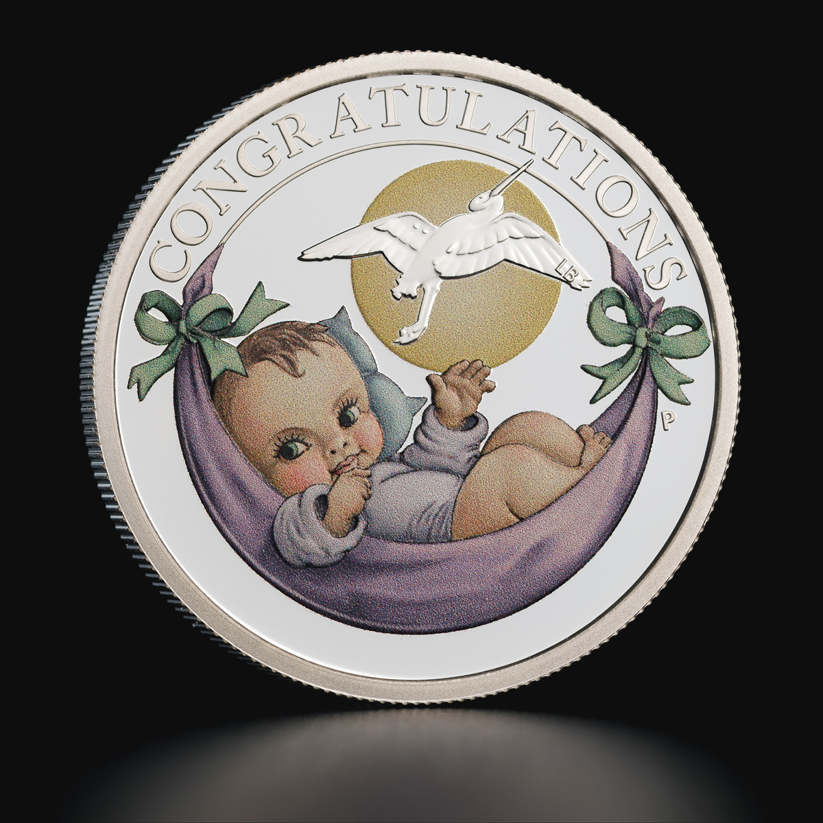Newborn Baby 2020 Silver Coin - Tavex Sweden