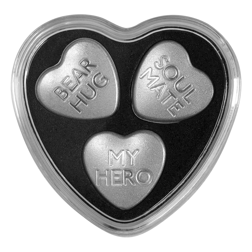 PAMP 2023 Sweethearts Pure Silver Hearts Set - Tavex Sweden